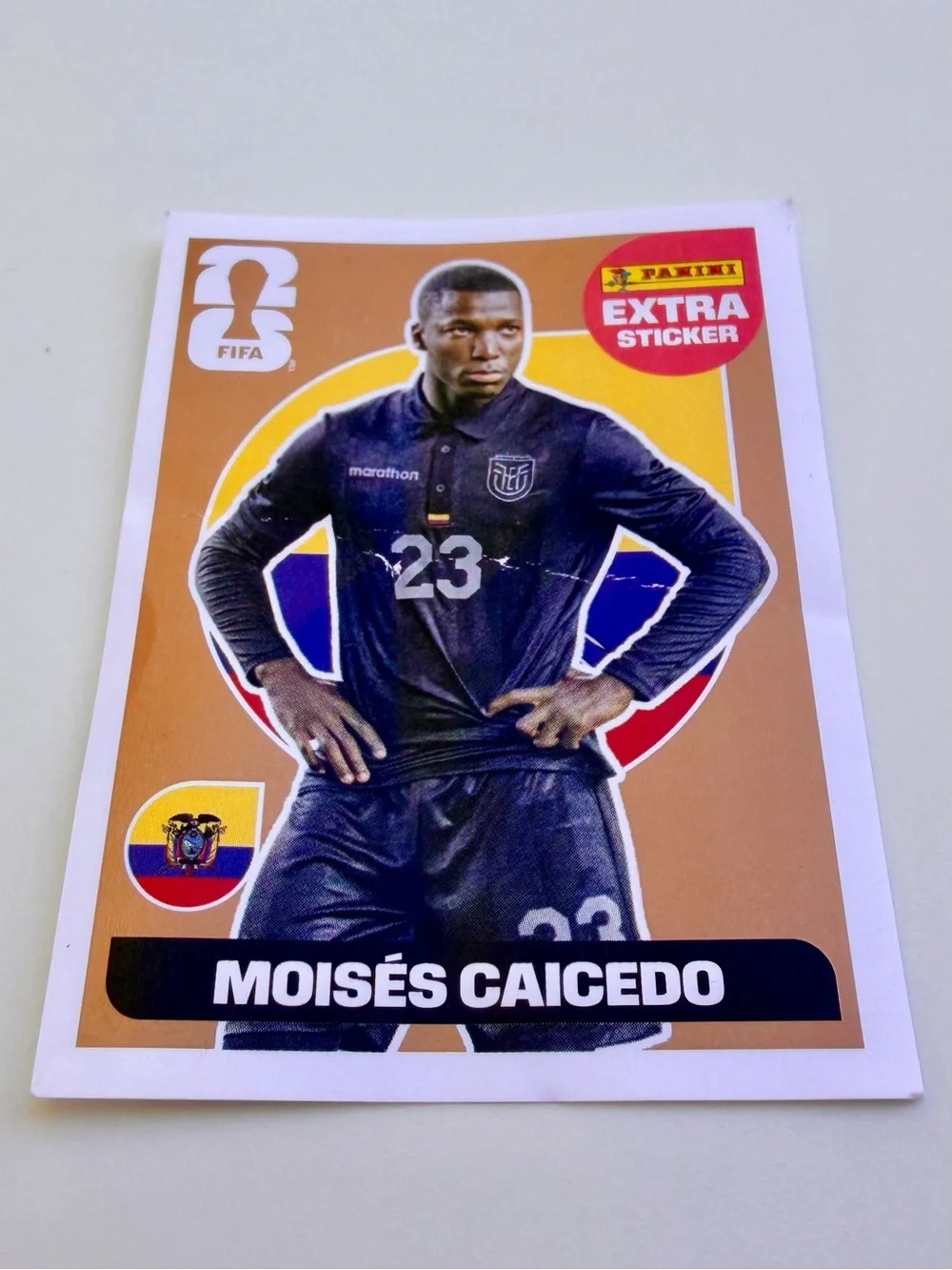 Panini | Other | Panini Moiss Caicedo Extra Sticker Bronze | Poshmark